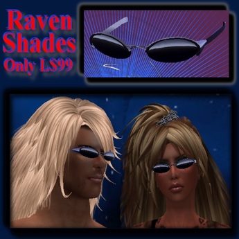 Second Life Marketplace - Raven Shades Only L$5